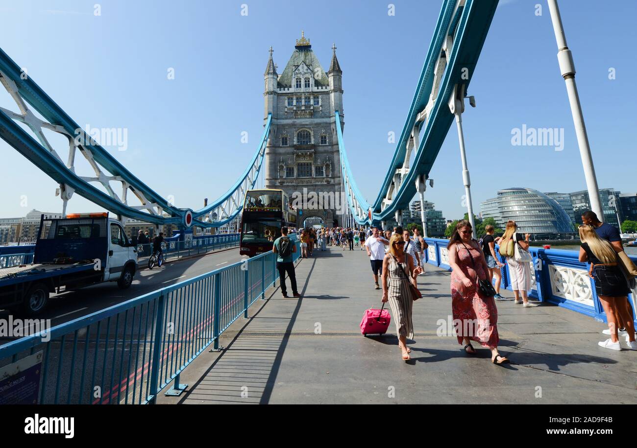 The Tower bridge in London, England Stock Photo - Alamy
