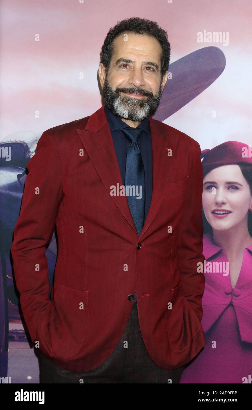 New York, NY, USA. 3rd Dec, 2019. Tony Shalhoub at The Marvelous Mrs ...