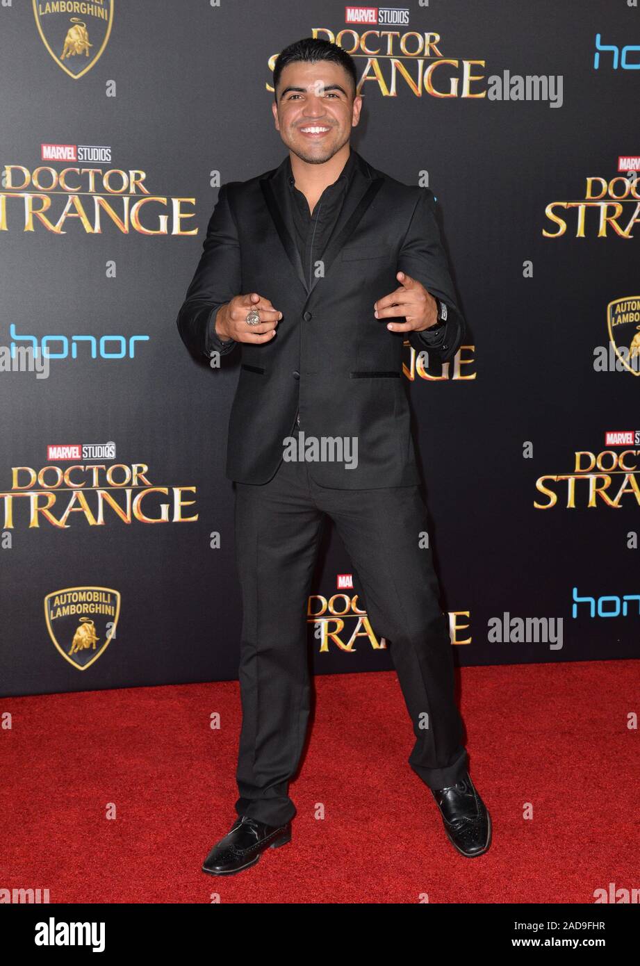 LOS ANGELES, CA. October 20, 2016: Victor Ortiz at the world premiere ...