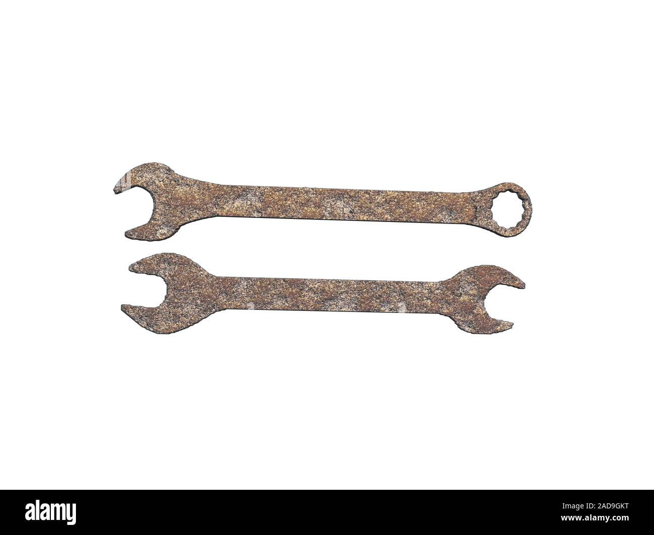 Tool steel spanners Stock Photo - Alamy