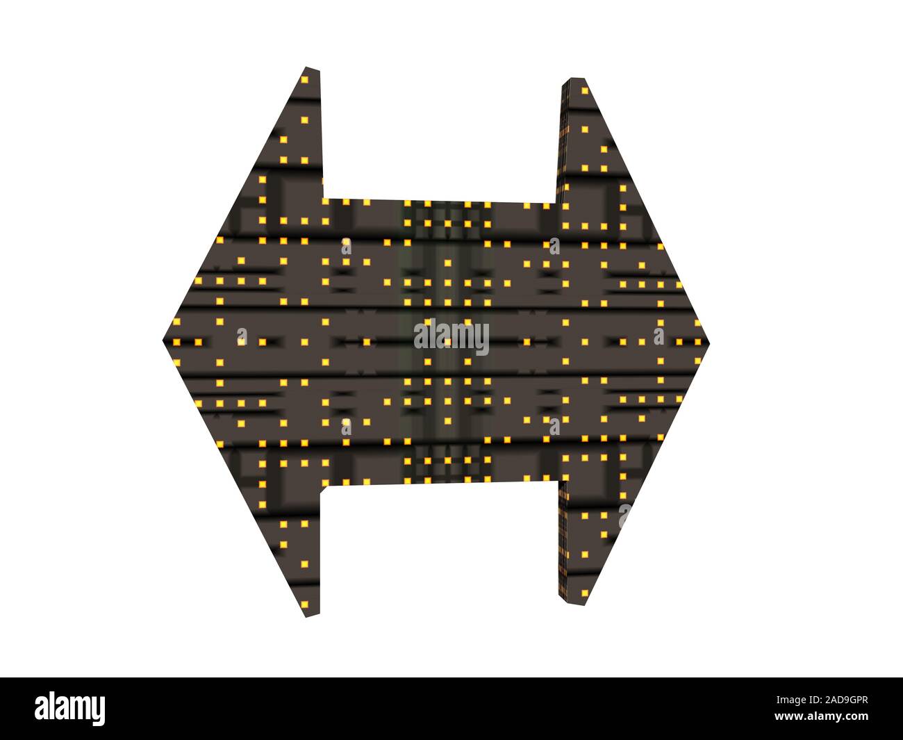 Arrow dots Cut Out Stock Images & Pictures - Alamy