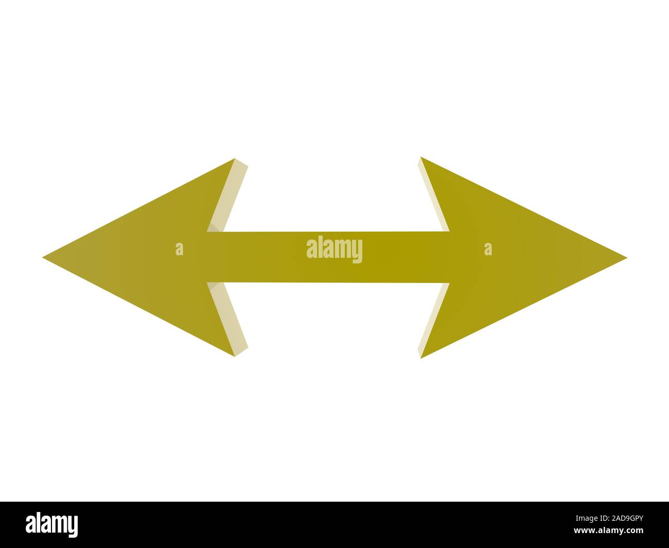 golden shiny double arrow Stock Photo - Alamy