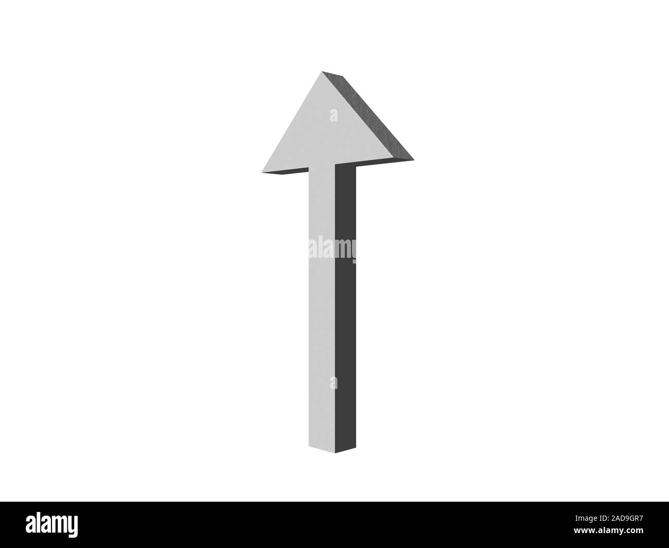 gray arrow upwards Stock Photo - Alamy