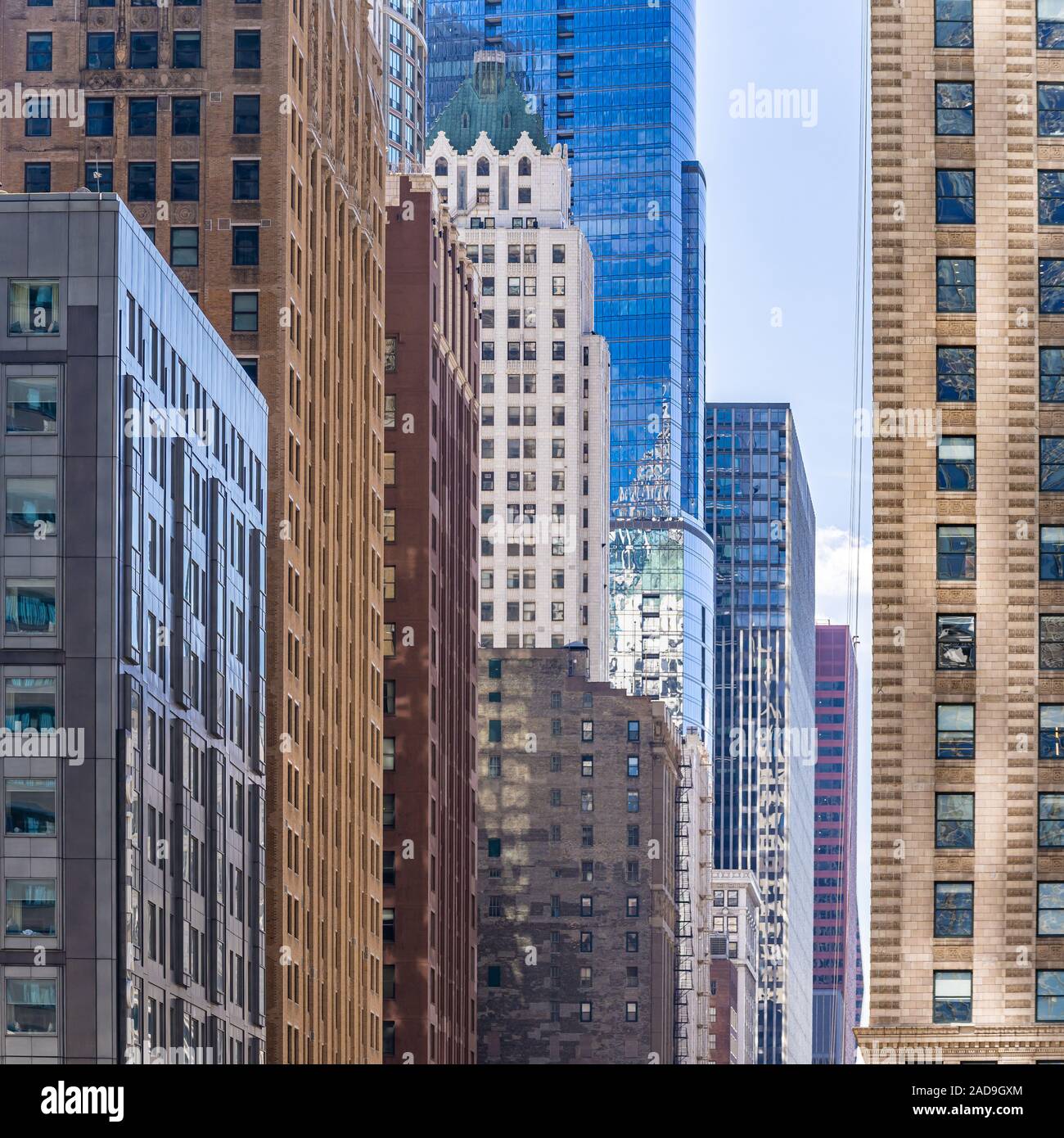 Chicago building skyline Stock Photo - Alamy