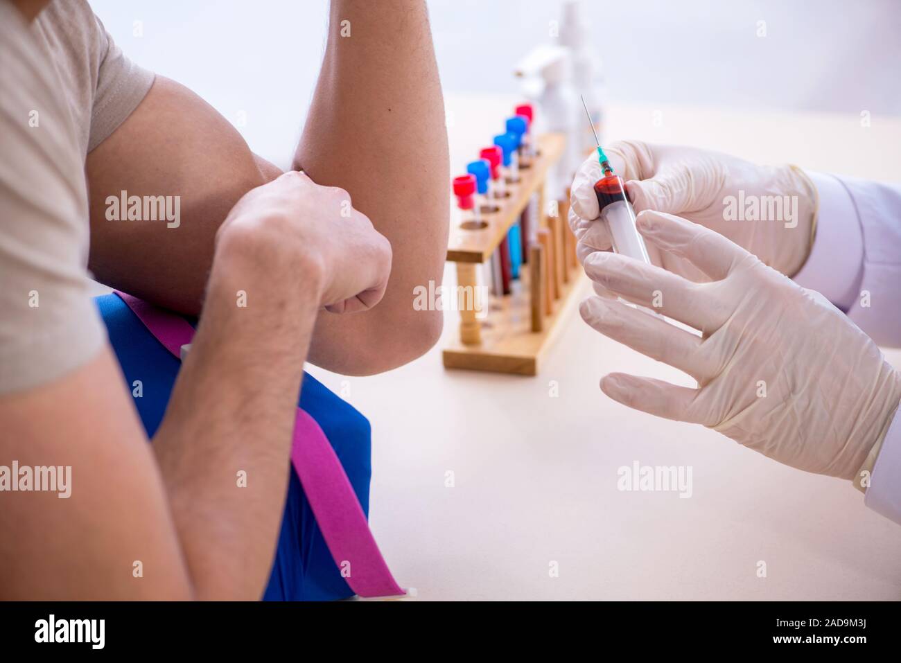 Blood transfusion giving during hi-res stock photography and images - Alamy