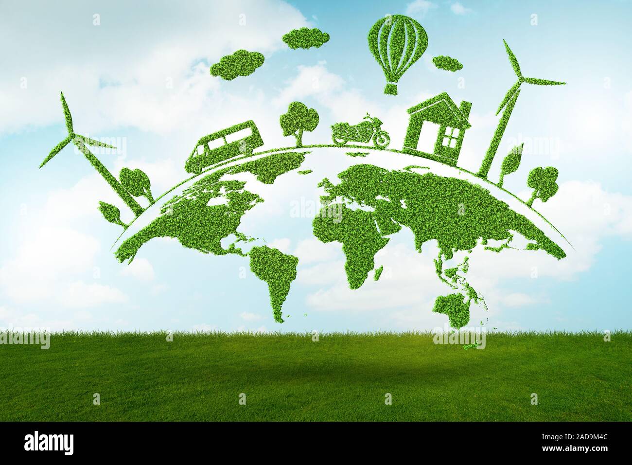 Concept of environmental protection - 3d rendering Stock Photo - Alamy