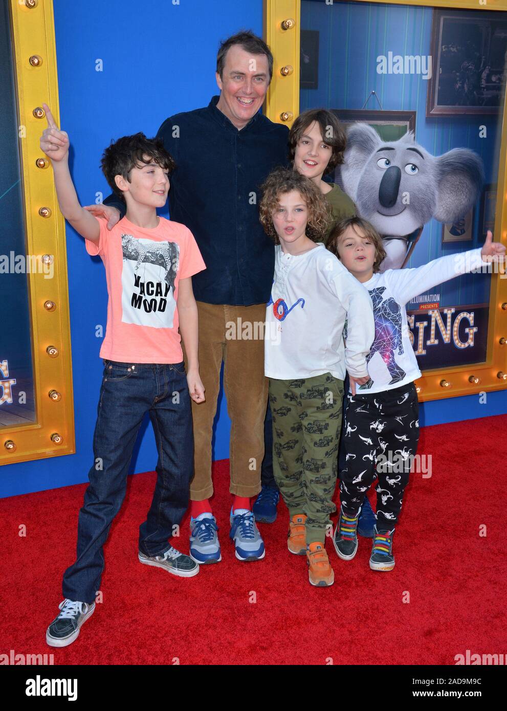 LOS ANGELES, CA. December 3, 2016: Writer/director Garth Jennings ...