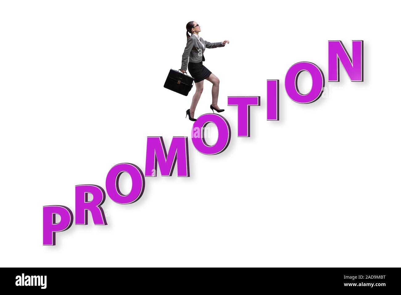 Job promotion ladder Cut Out Stock Images & Pictures - Alamy