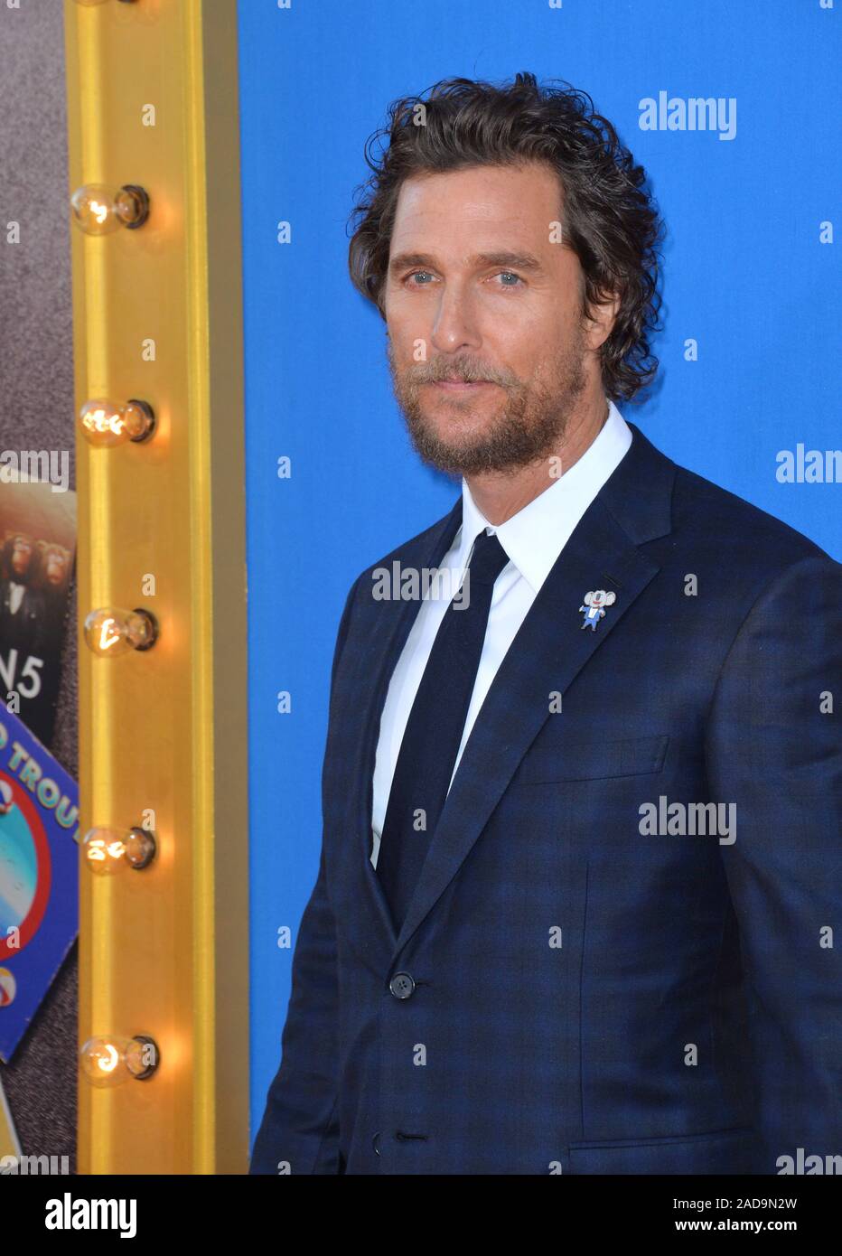 LOS ANGELES, CA. December 3, 2016: Actor Matthew McConaughey at the ...