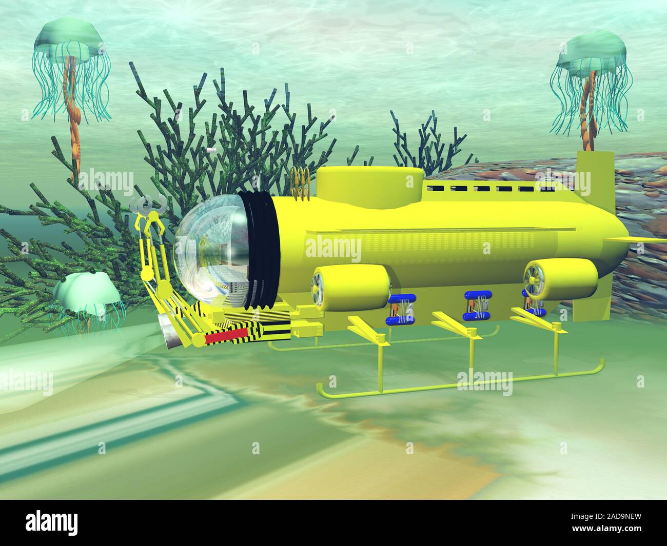 Yellow Submarine Boat High Resolution Stock Photography and Images - Alamy