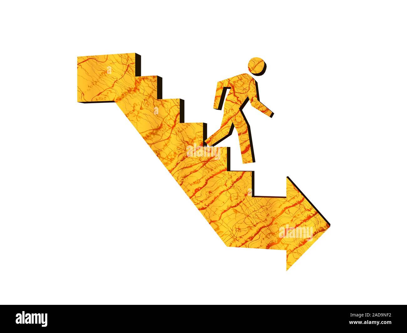Pictogram for stairway Stock Photo - Alamy