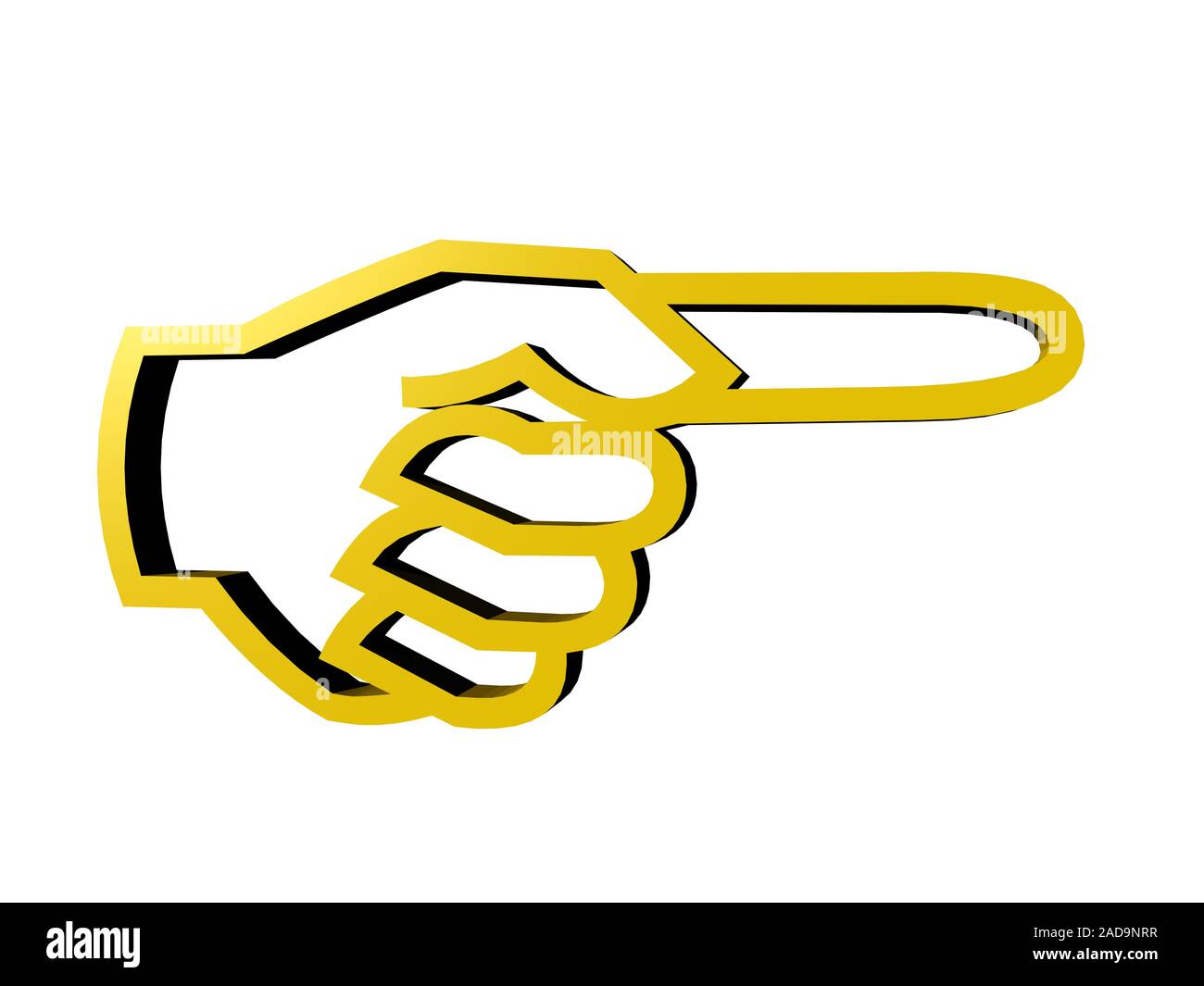 Attention sign shows warning hi-res stock photography and images - Alamy