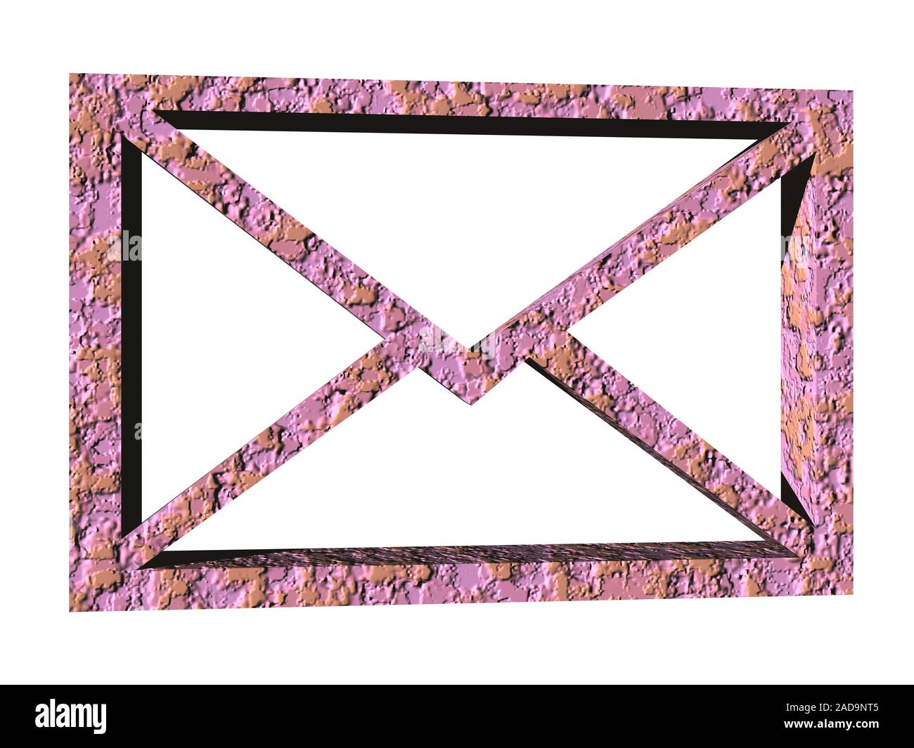 red symbol for correspondence Stock Photo - Alamy