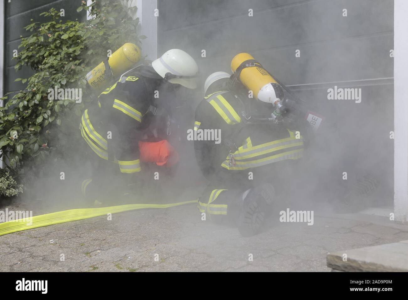 Fire brigade exercises hi-res stock photography and images - Alamy