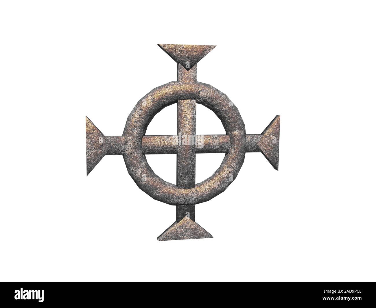 metallic celtic cross Stock Photo - Alamy
