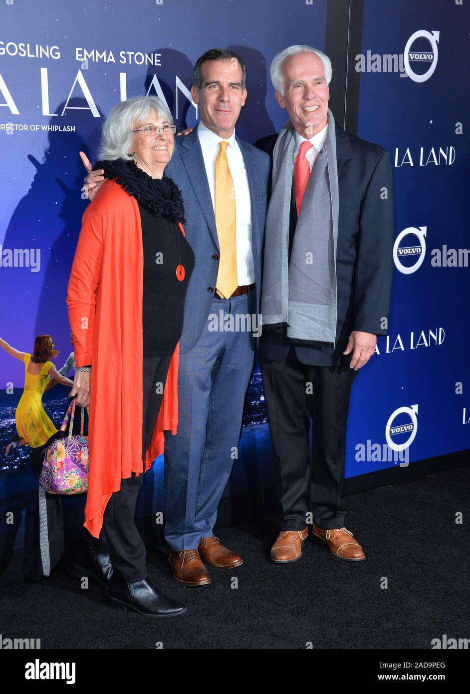 Los Angeles Mayor Eric Garcetti & father Gil Garcetti & mother Sukey ...