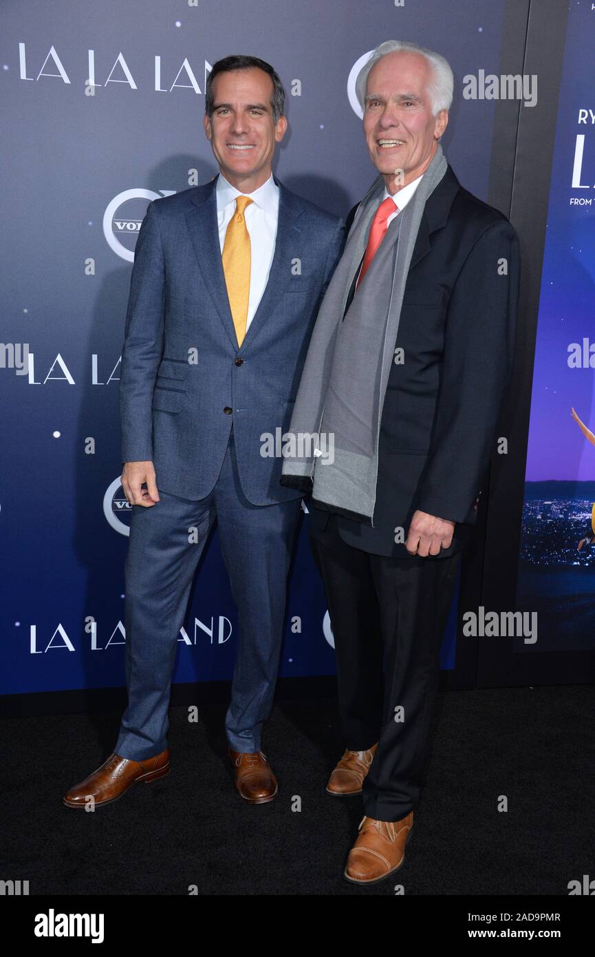 Los Angeles Mayor Eric Garcetti & father Gil Garcetti at the Los ...