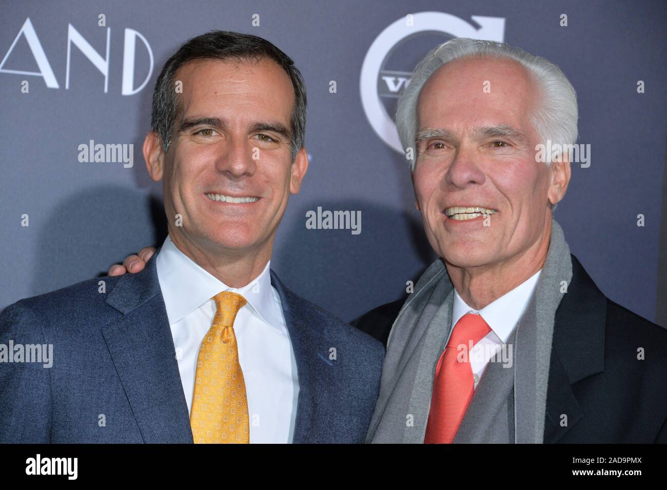 Los Angeles Mayor Eric Garcetti & father Gil Garcetti at the Los ...