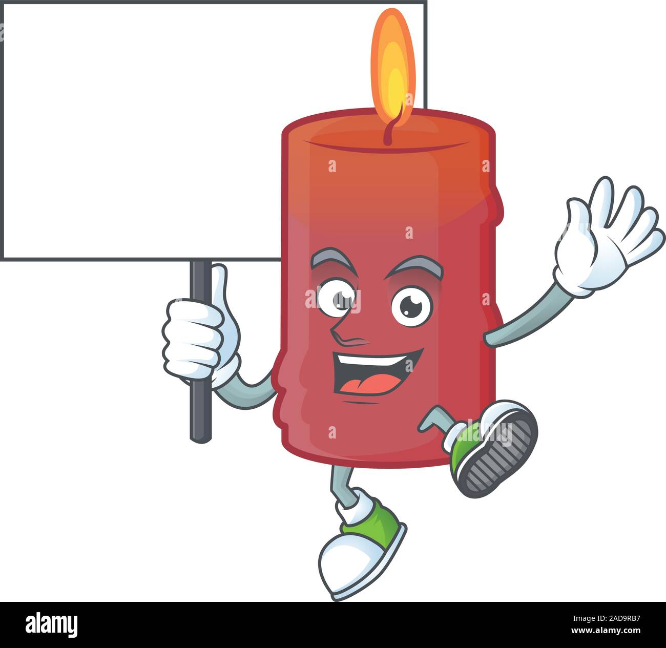 Cartoon red flame smiling happy hi-res stock photography and images - Alamy