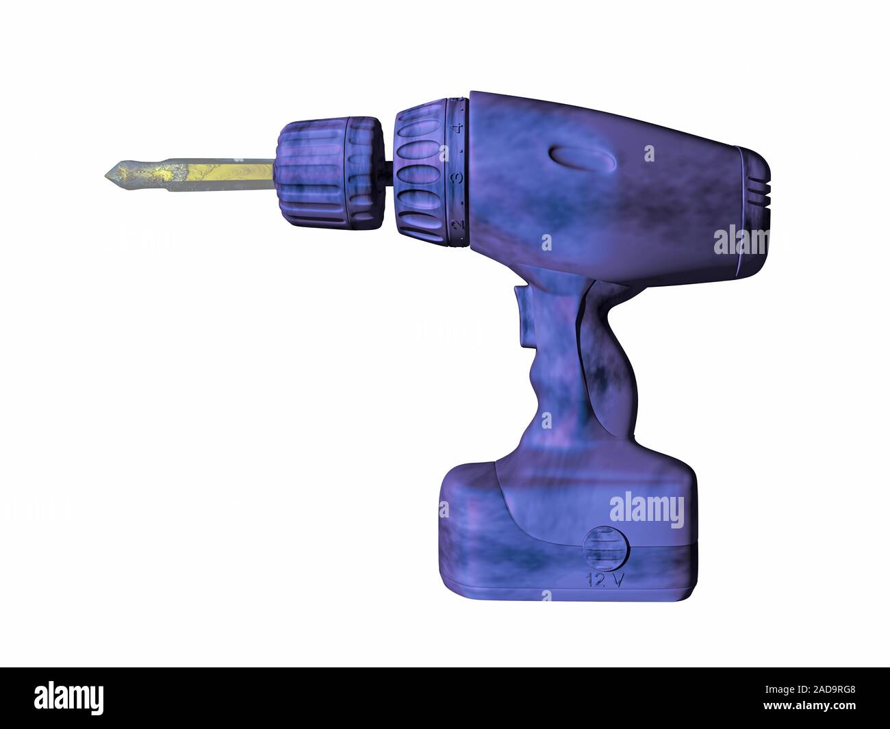Blue cordless screwdriver drill hi-res stock photography and images - Alamy