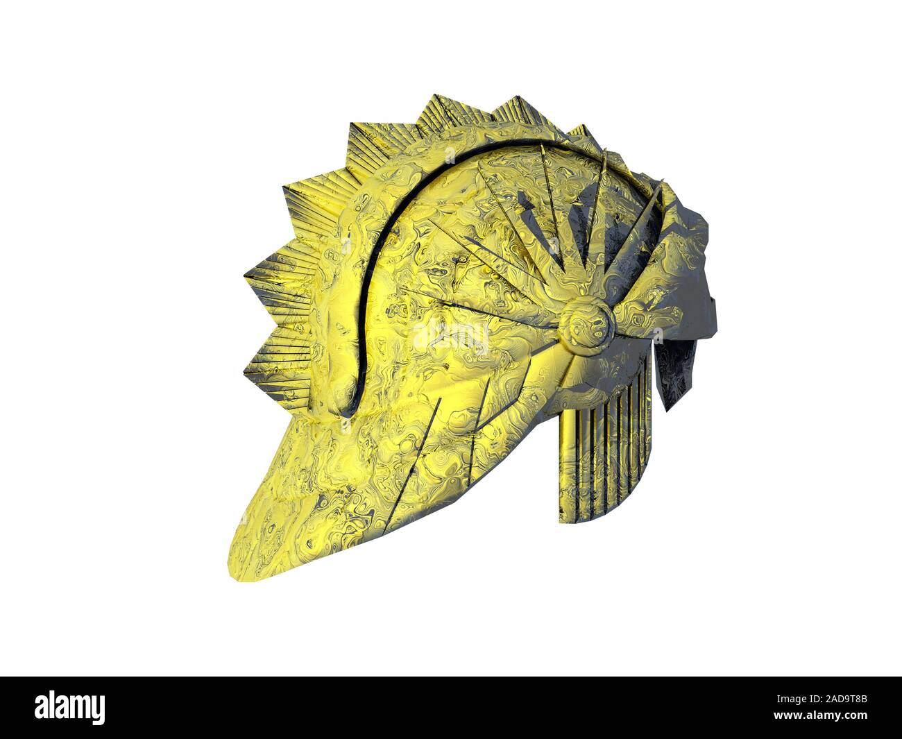 golden military helmet Stock Photo - Alamy