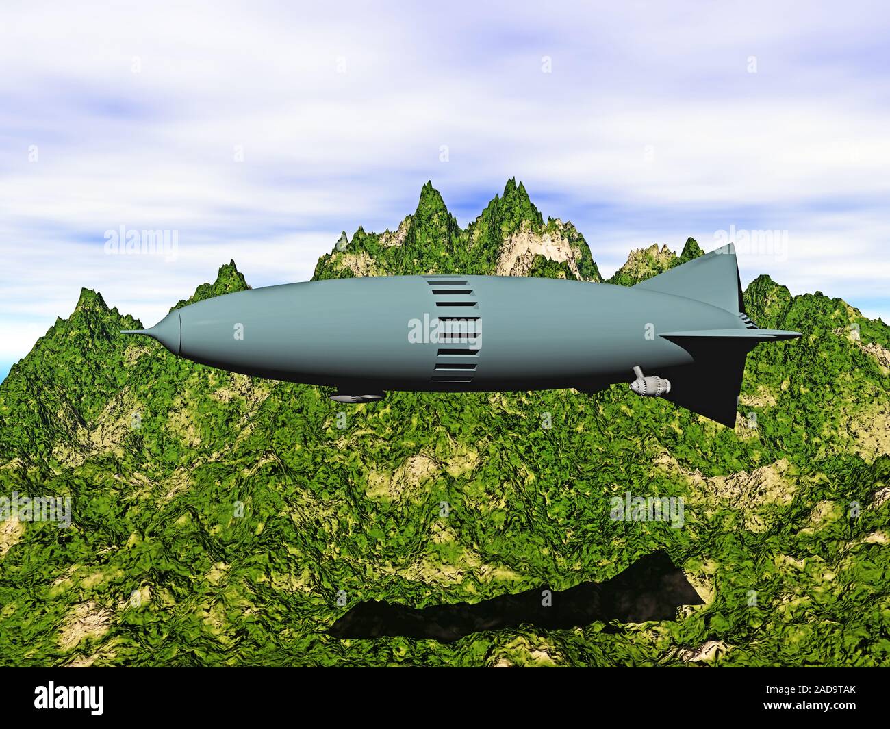 Flying by the mountains hi-res stock photography and images - Alamy