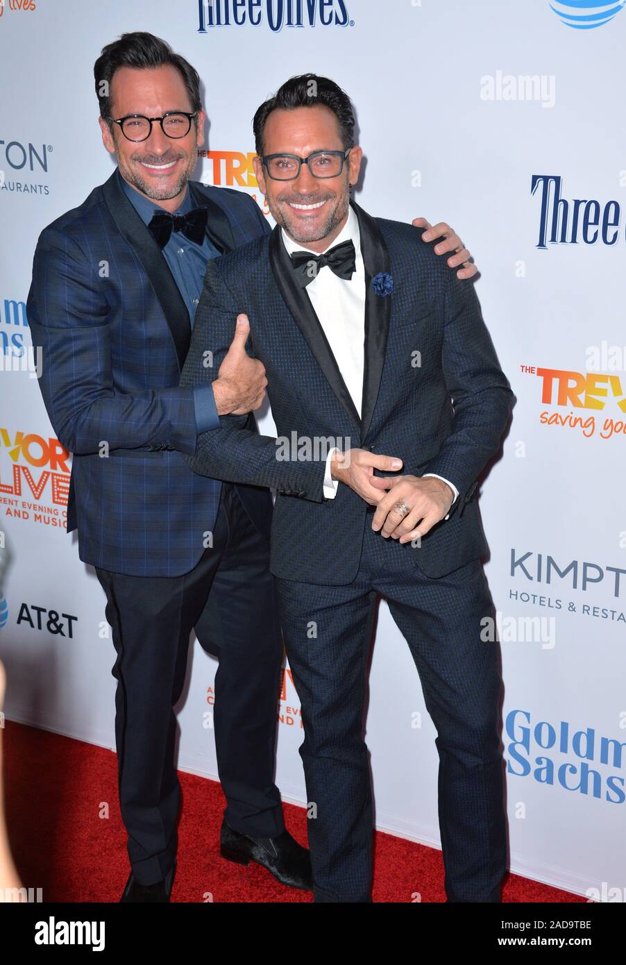 BEVERLY HILLS, CA. December 4, 2016: Lawrence Zarian & Gregory Zarian ...
