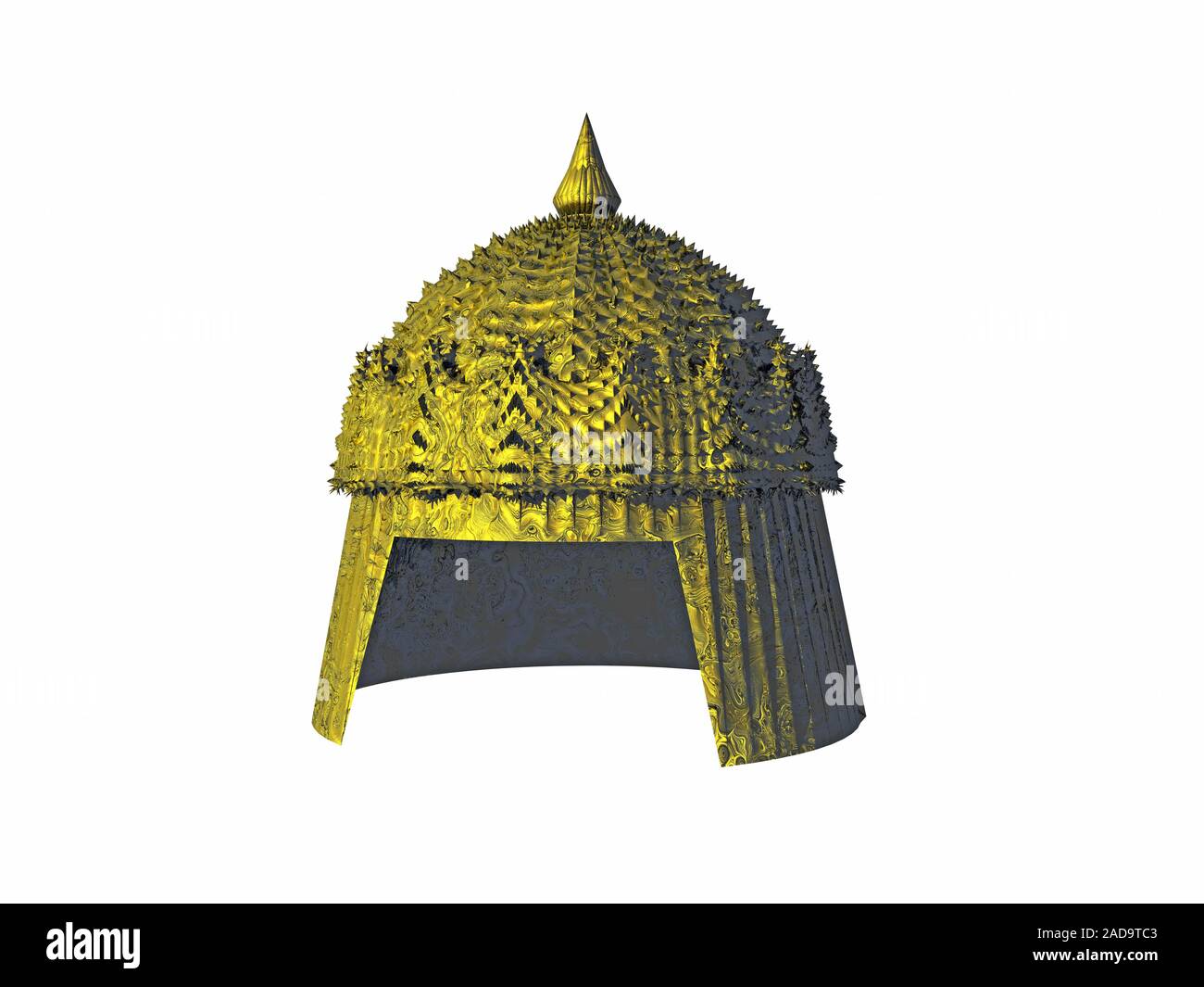 golden military helmet Stock Photo - Alamy