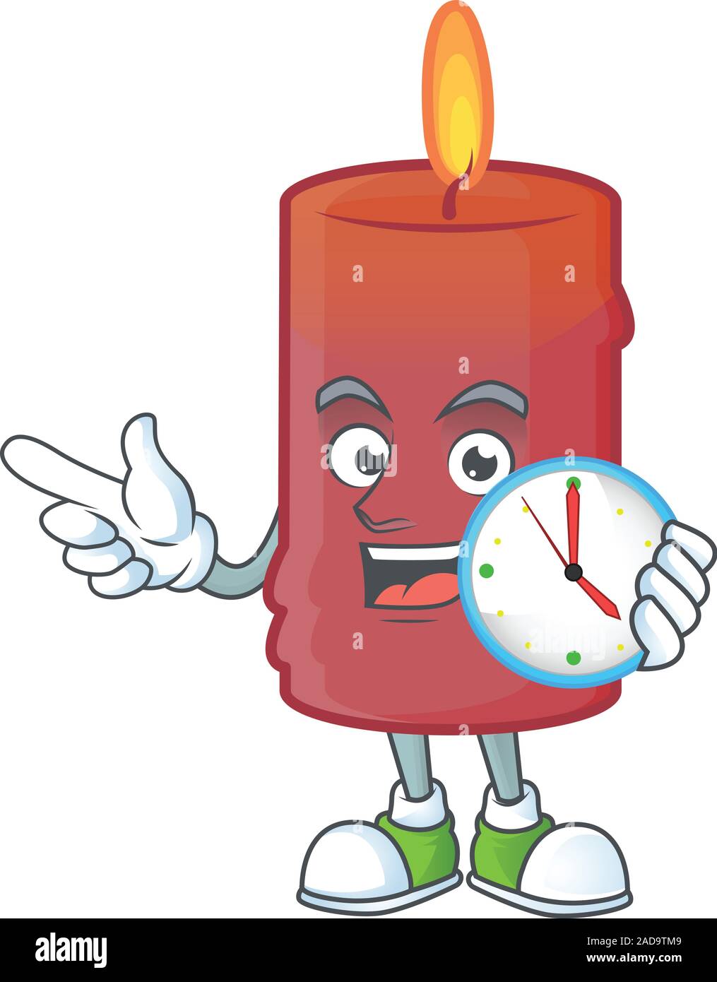 Cartoon red flame smiling happy hi-res stock photography and images - Alamy