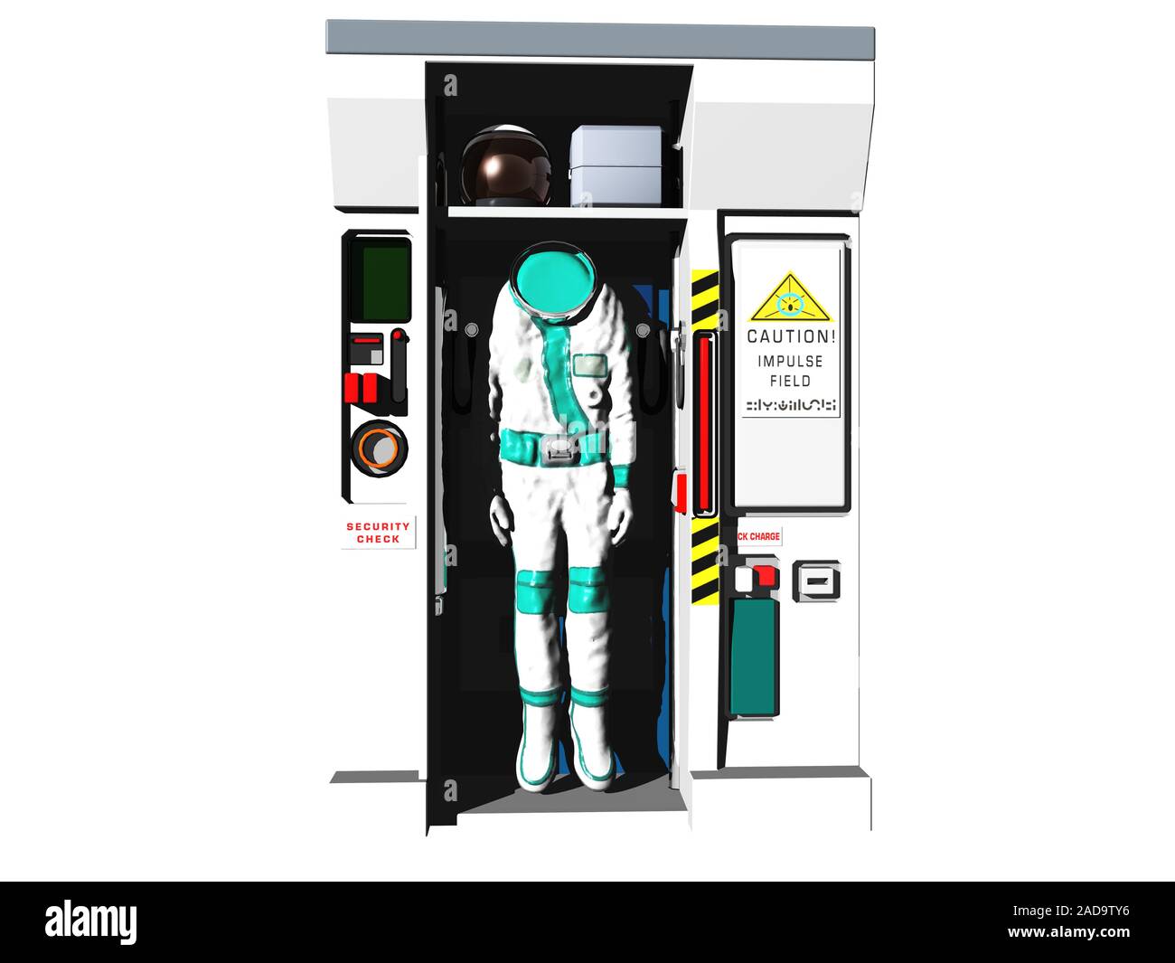 Room lock with spacesuit Stock Photo - Alamy