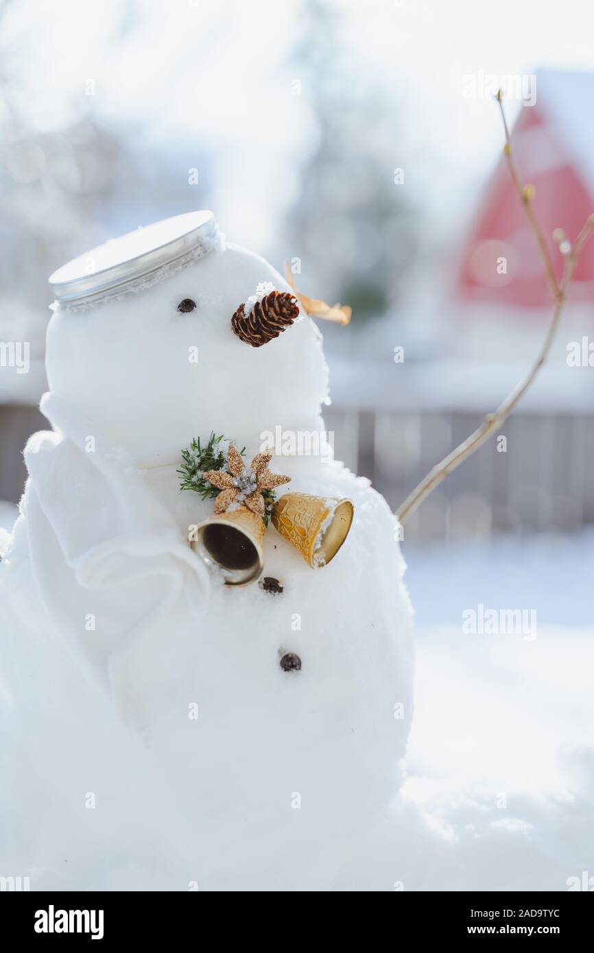 Merry Christmas and happy New Year greeting card with copy-space.Many ...