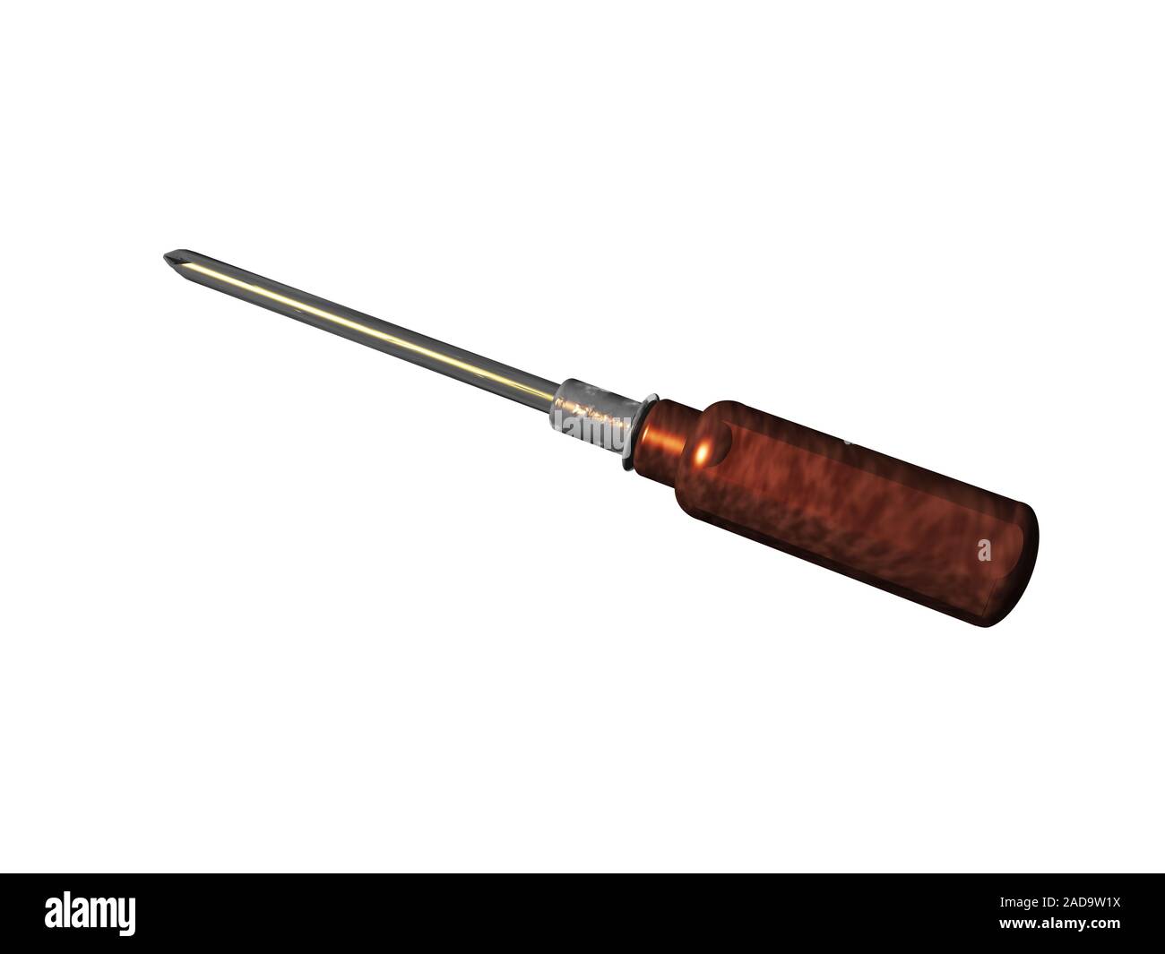 Screwdriver with wooden handle Stock Photo - Alamy