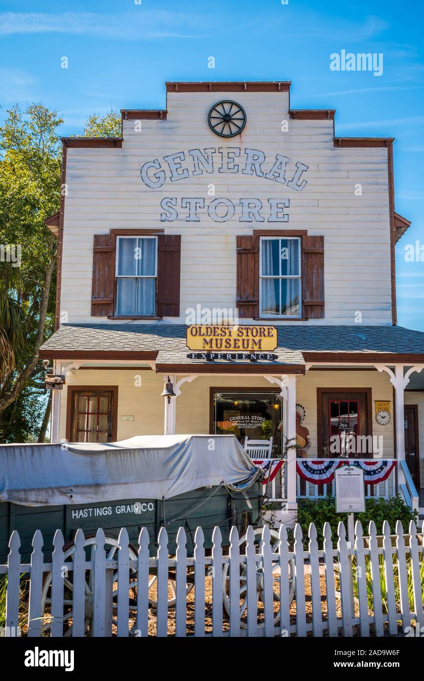A general merchandise store museum in St Augustine, Florida Stock Photo ...