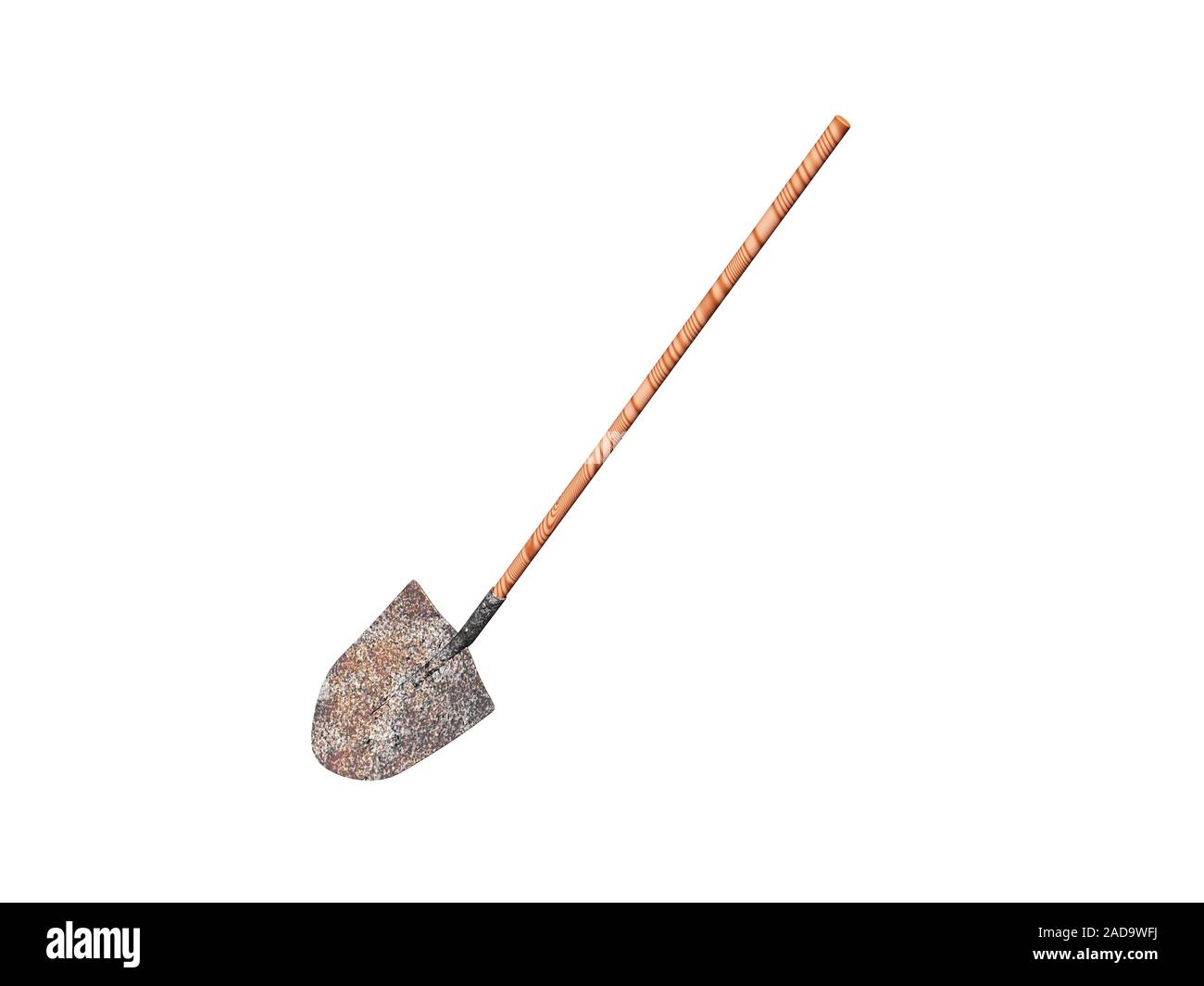 Old wooden shovel hi-res stock photography and images - Alamy
