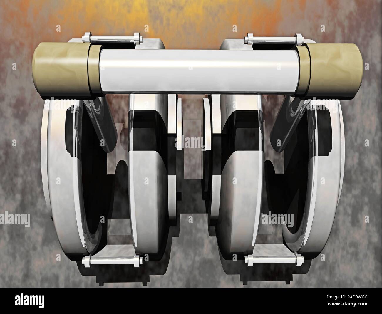 Switch for thrust in the plane Stock Photo - Alamy