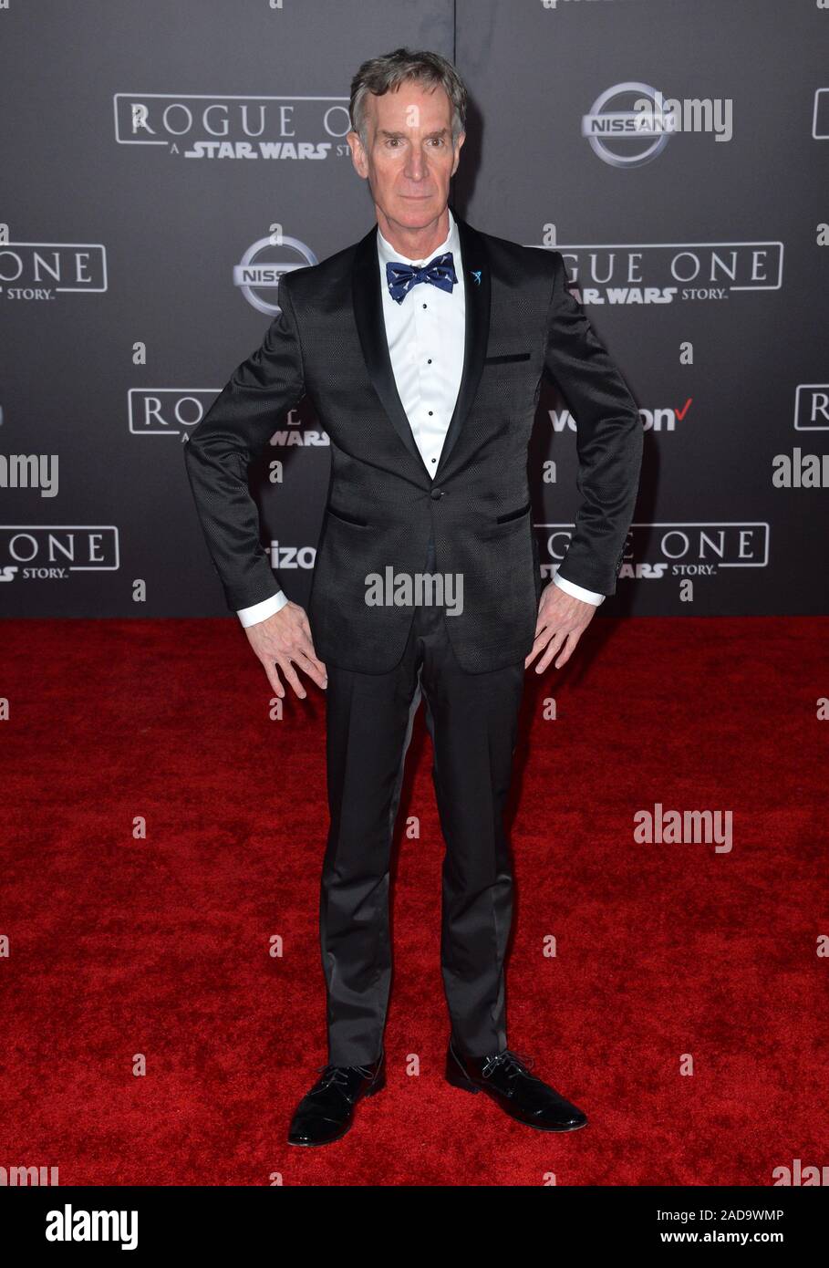 Educator Bill Nye at the world premiere of "Rogue One: A Star Wars ...