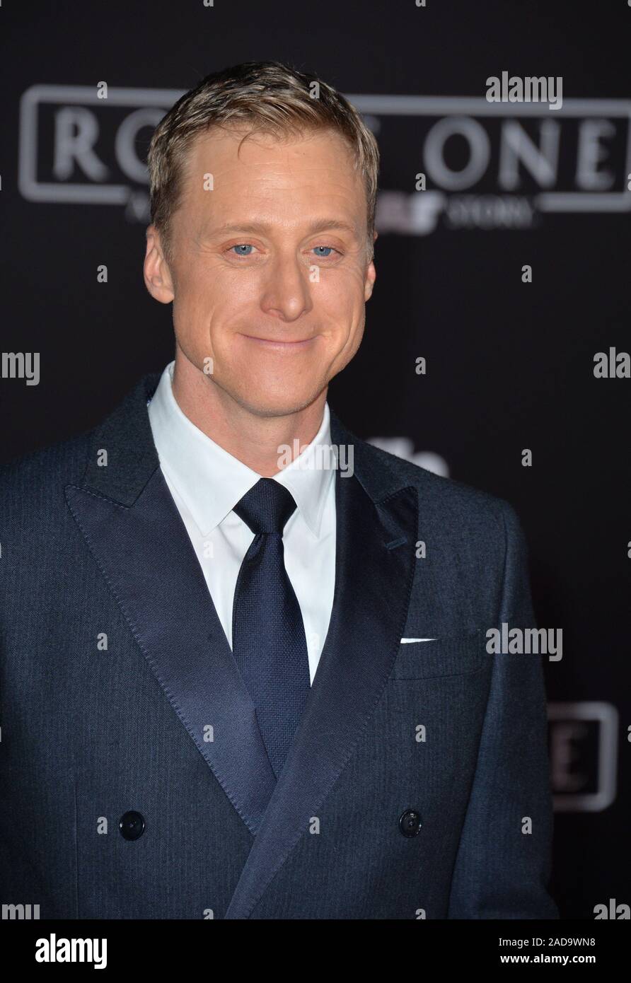 Actor Alan Tudyk at the world premiere of "Rogue One: A Star Wars Story ...