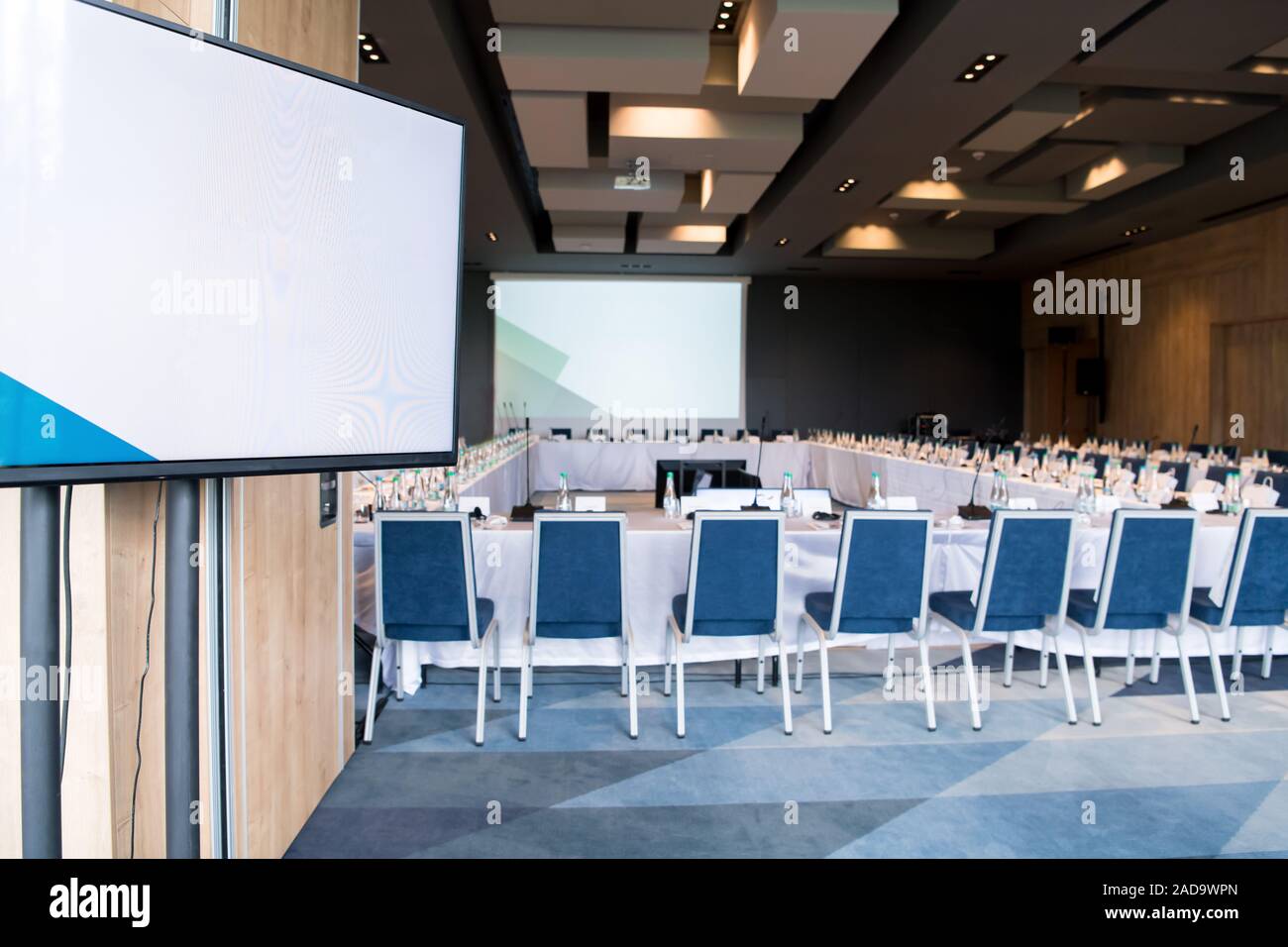 interior of big modern conference room Stock Photo - Alamy
