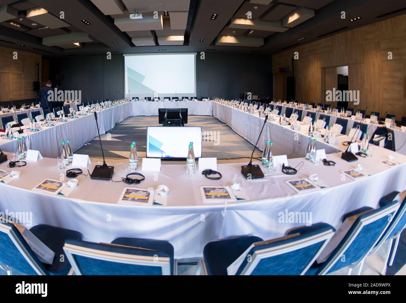 interior of big modern conference room Stock Photo - Alamy