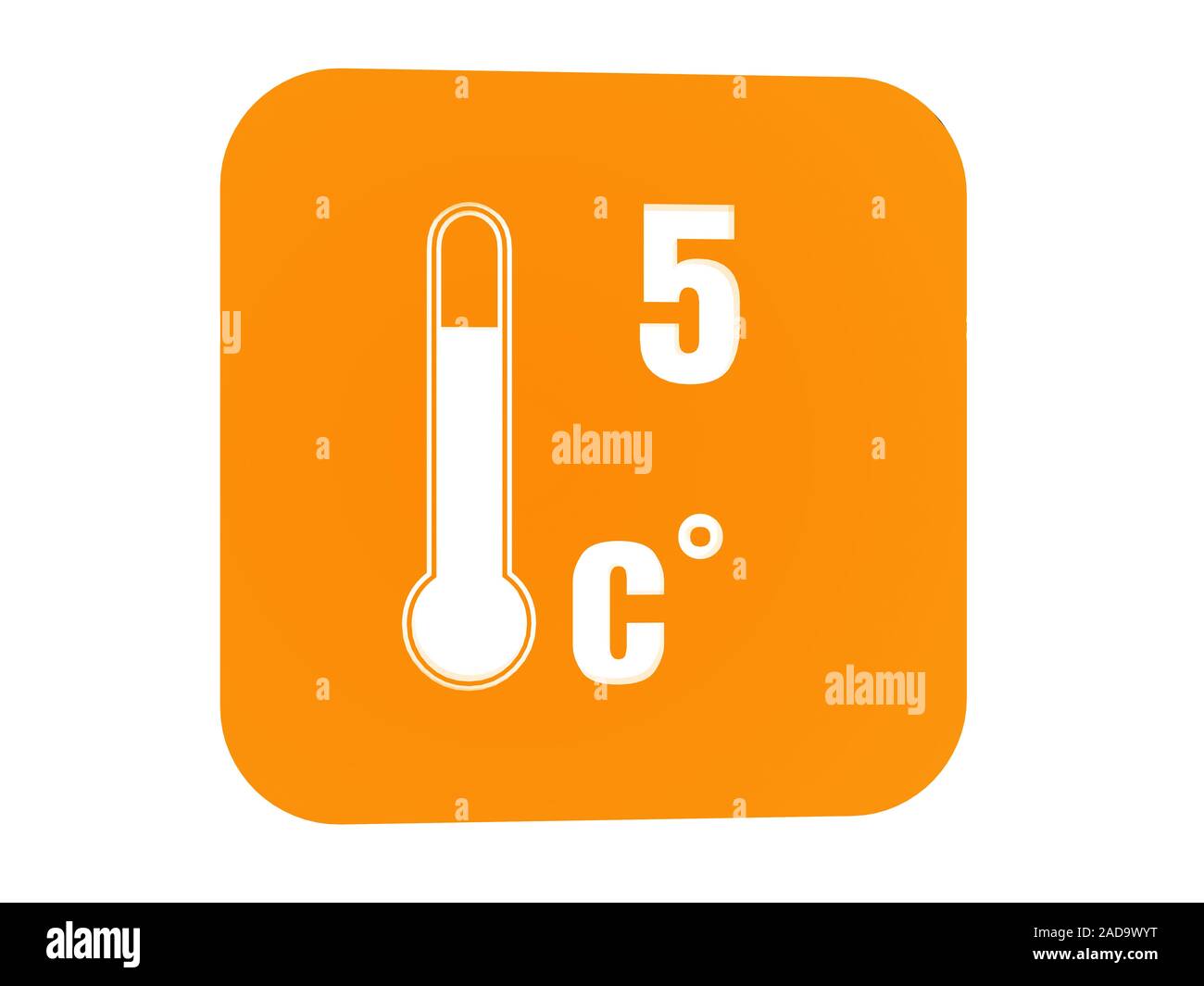 orange temperature symbol Stock Photo - Alamy