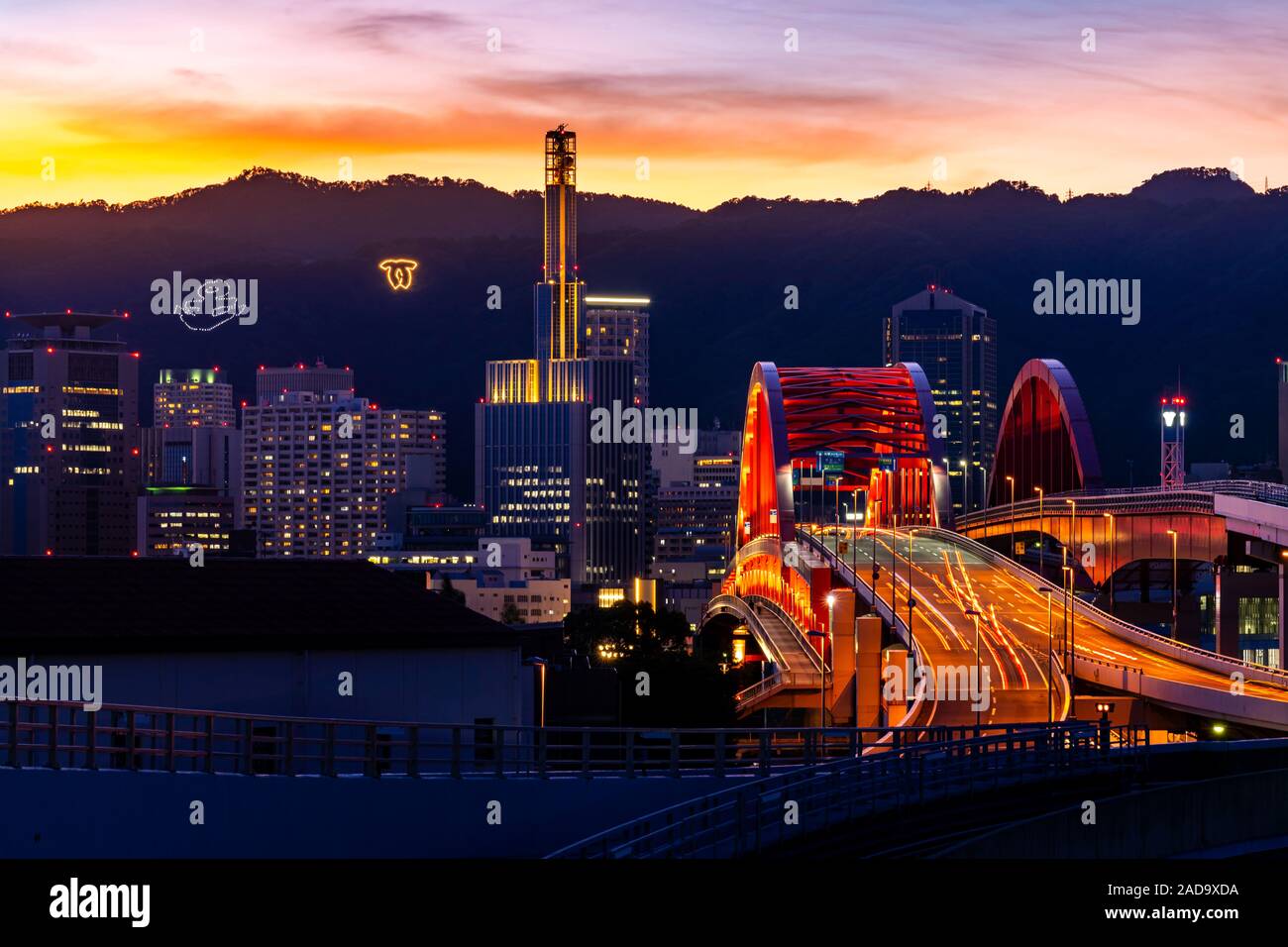 Bridge to Kobe Kansai Japan Stock Photo - Alamy