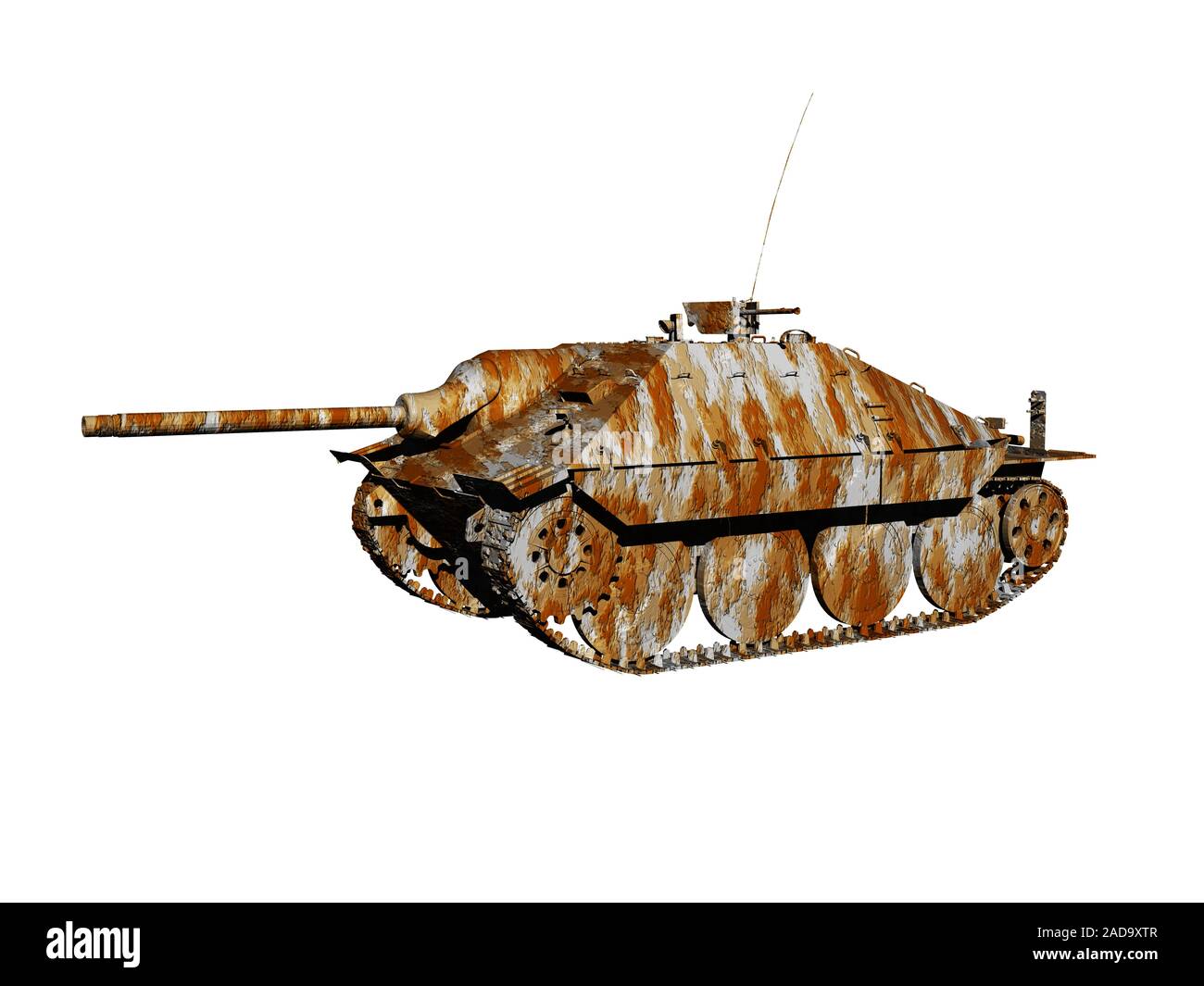 old tank with turret Stock Photo - Alamy