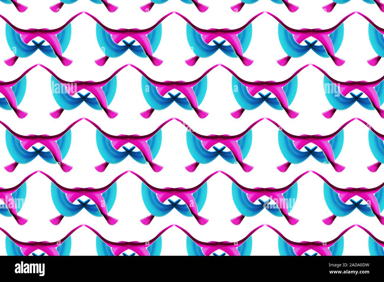 Abstract background with horizontal and vertical disruptions of blue ...