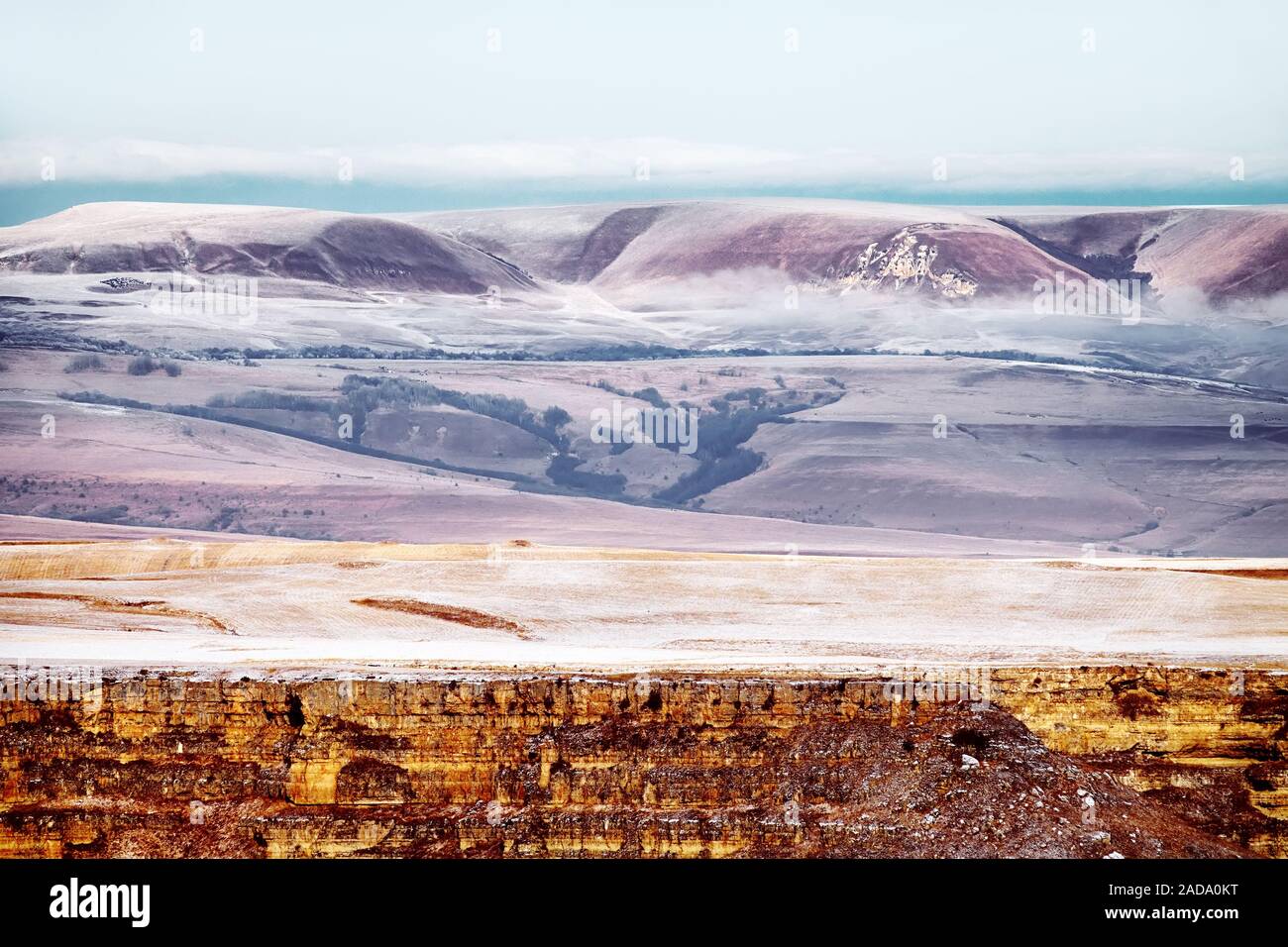 Huge ravines with rocky walls Stock Photo - Alamy