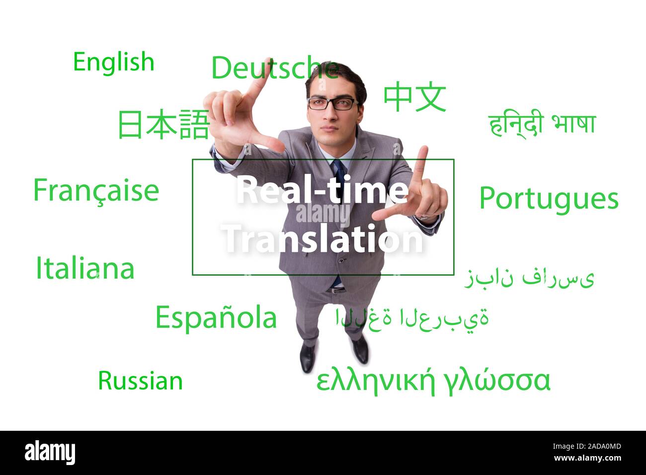 International translation communication concept Cut Out Stock Images ...