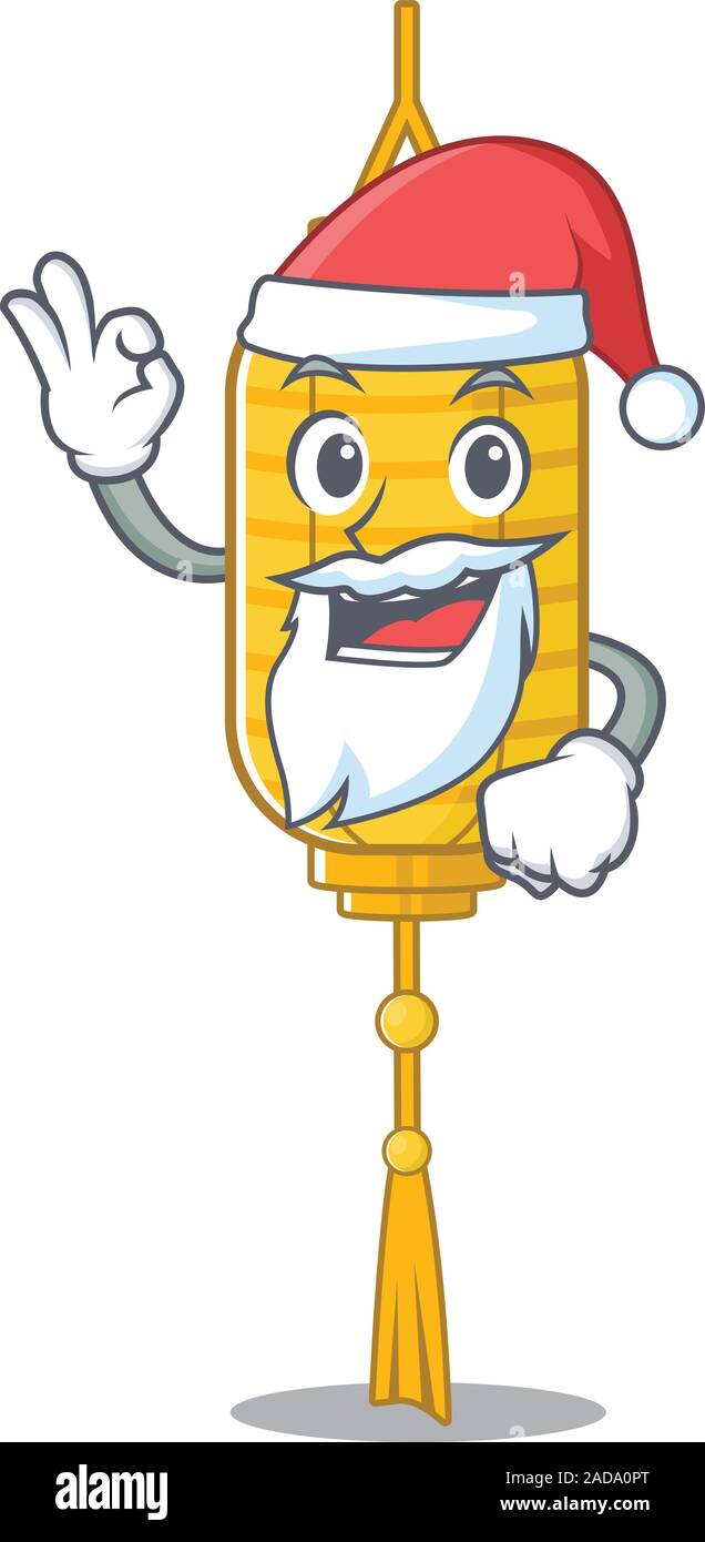 Lamp hanging in Santa cartoon character design Stock Vector Image & Art ...