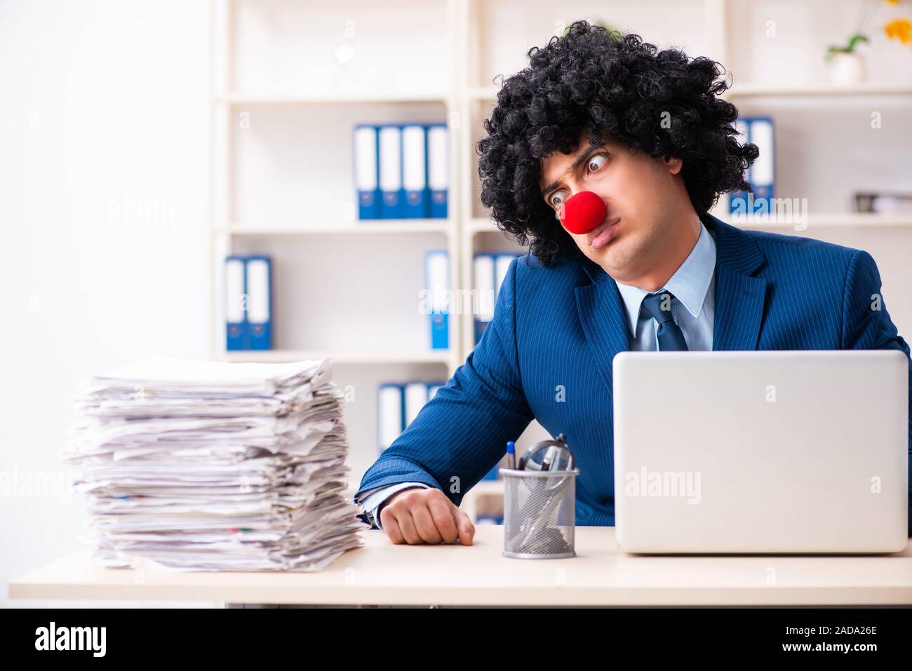Confused clown hi-res stock photography and images - Alamy