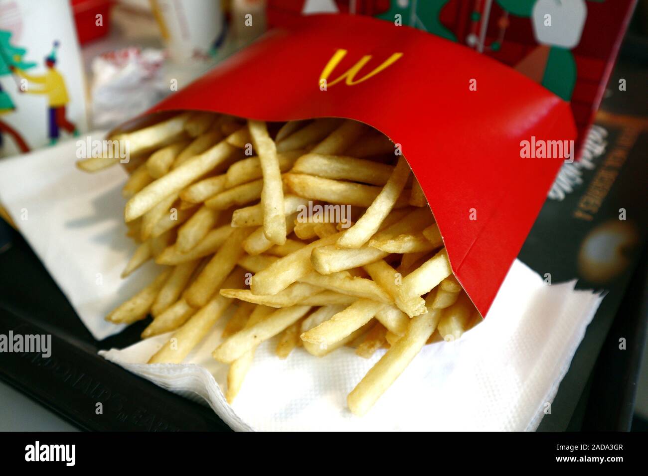 San Juan City, Philippines – December 1, 2019: Extra large pouch of ...