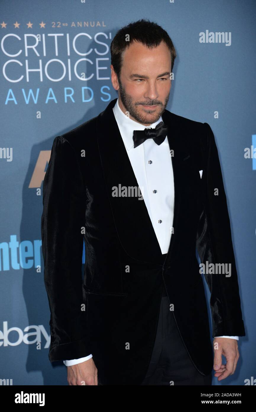 Tom Ford at the 22nd Annual Critics' Choice Awards at Barker Hangar ...