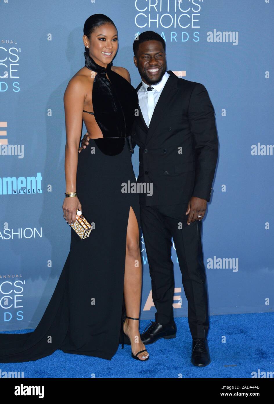Kevin Hart & Eniko Parrish at the 22nd Annual Critics' Choice Awards at ...